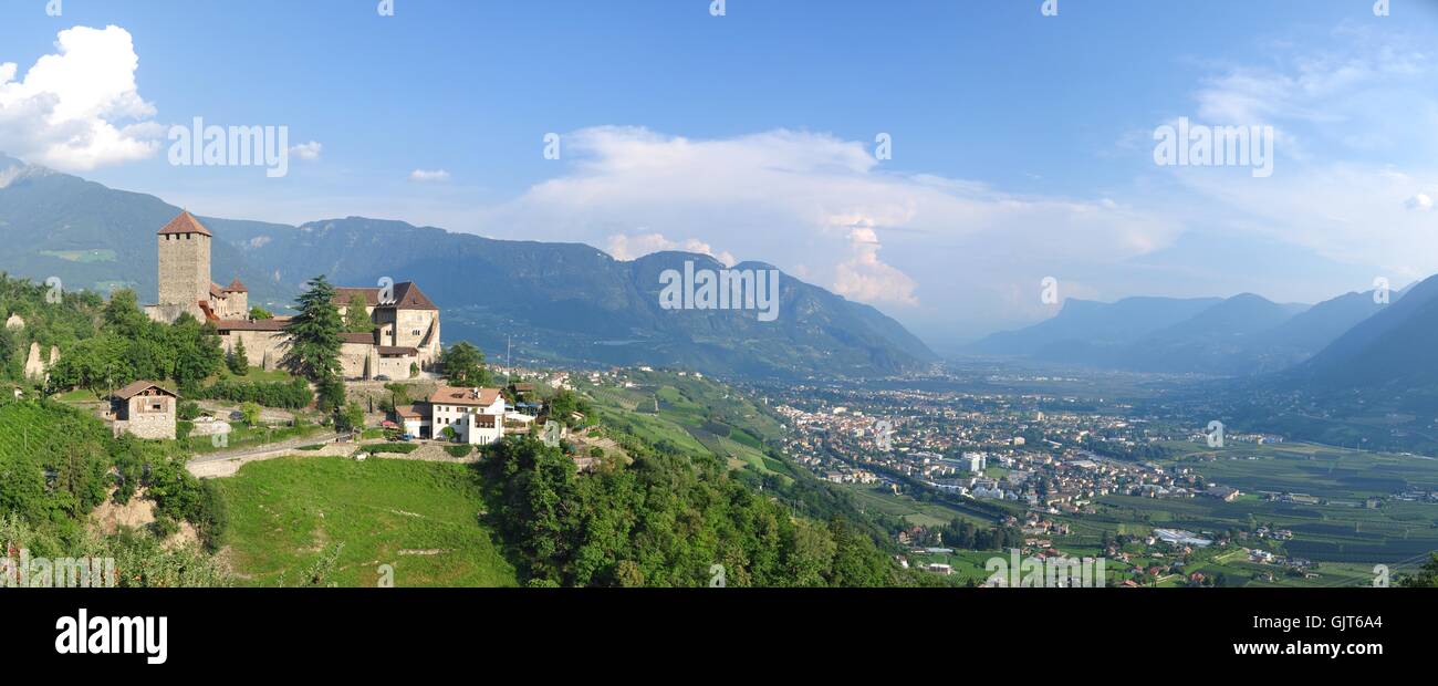 castle tirolo and merano Stock Photo - Alamy