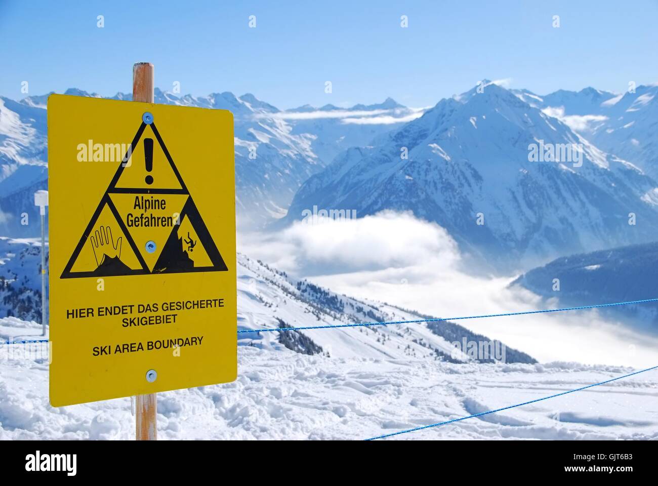 sign signal danger Stock Photo - Alamy
