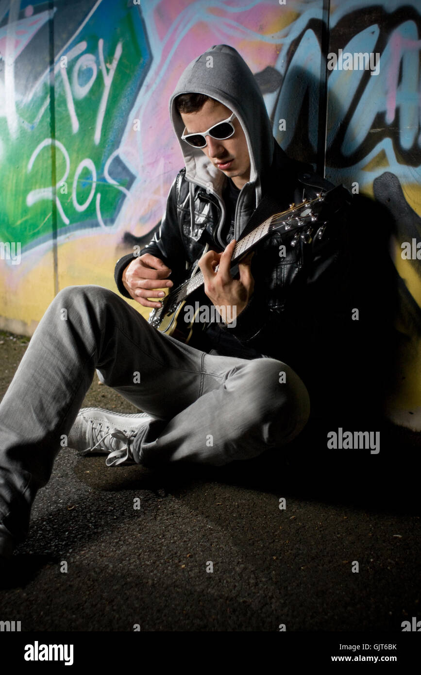 male masculine musician Stock Photo - Alamy