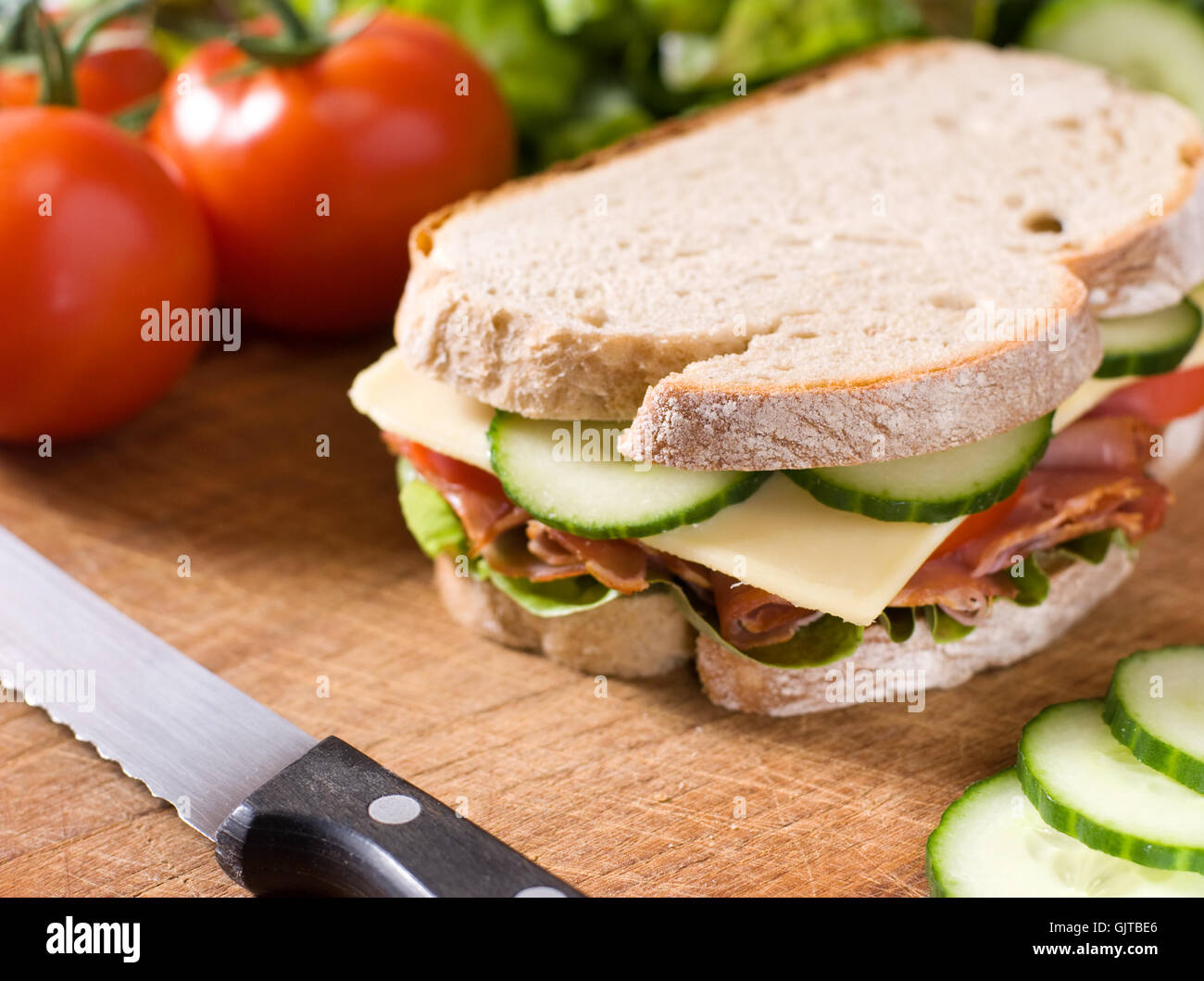 food aliment bread Stock Photo - Alamy
