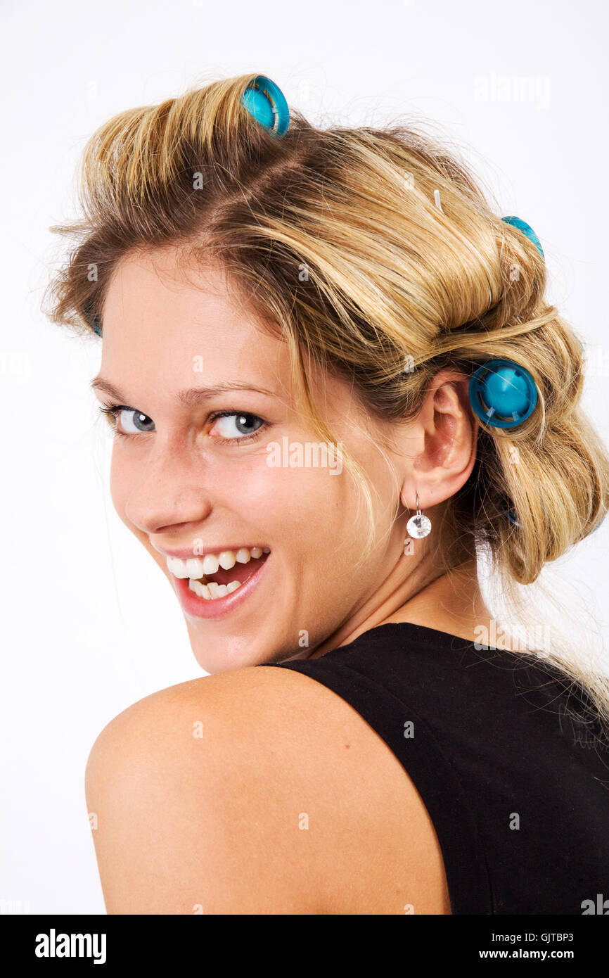 woman hairs hairdo Stock Photo - Alamy