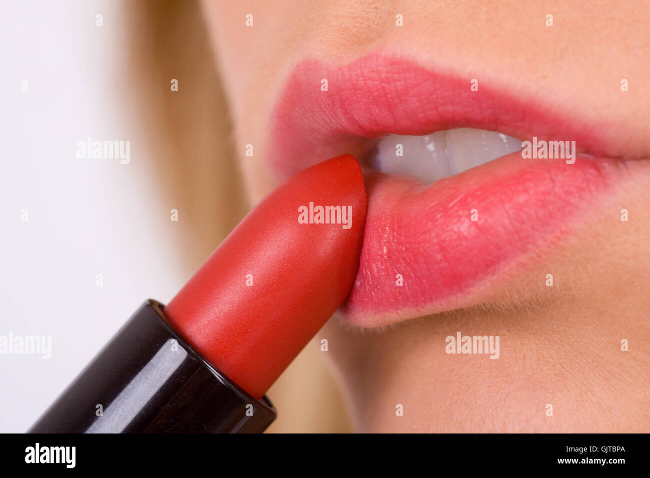 lips and pen Stock Photo - Alamy