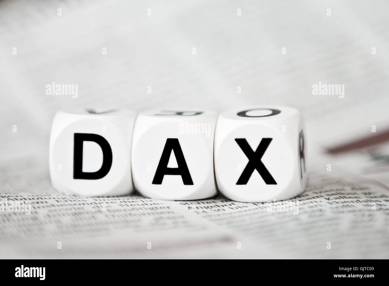 Dax alphabet hi-res stock photography and images - Alamy