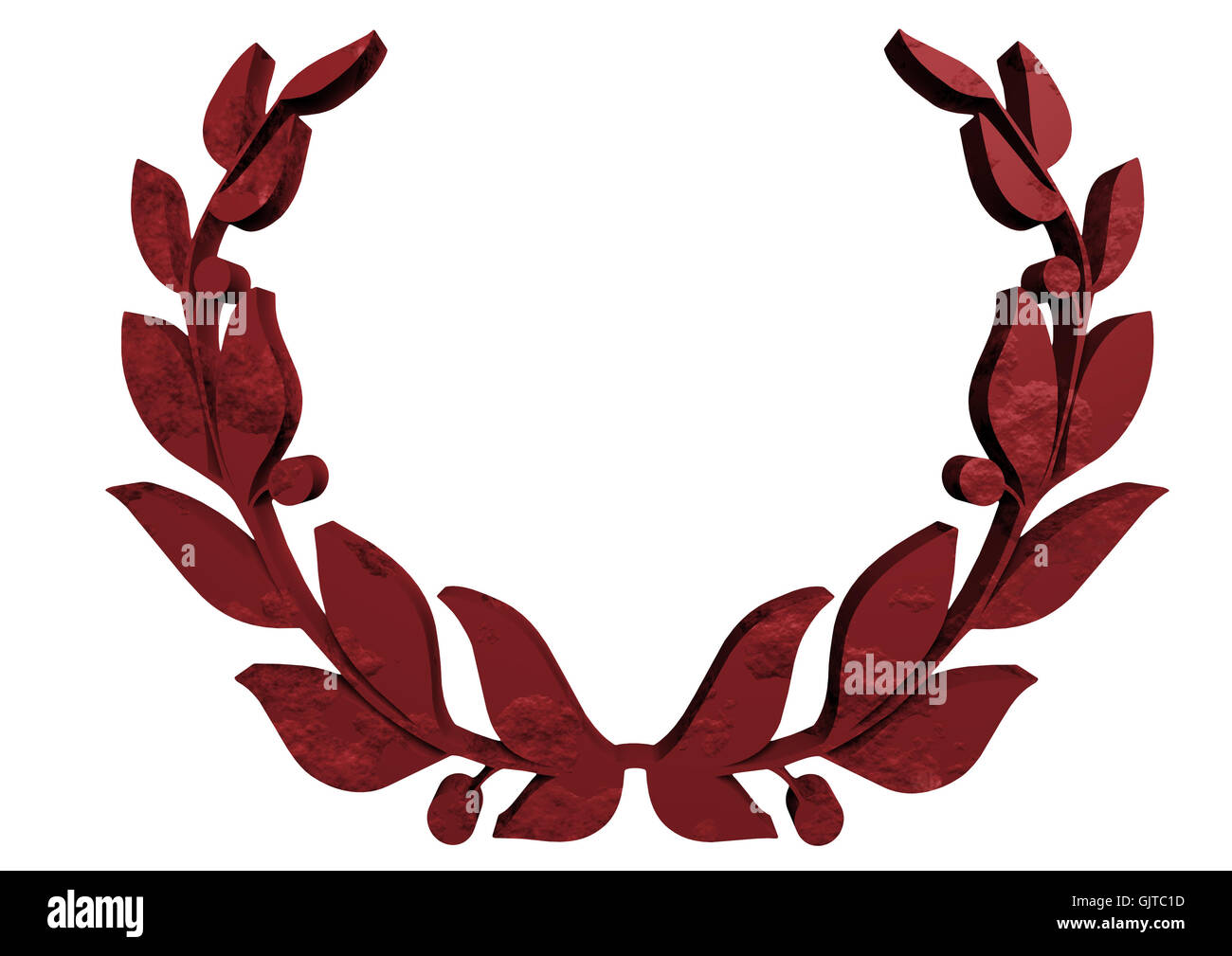 Siegerkranz Cut Out Stock Images & Pictures - Alamy