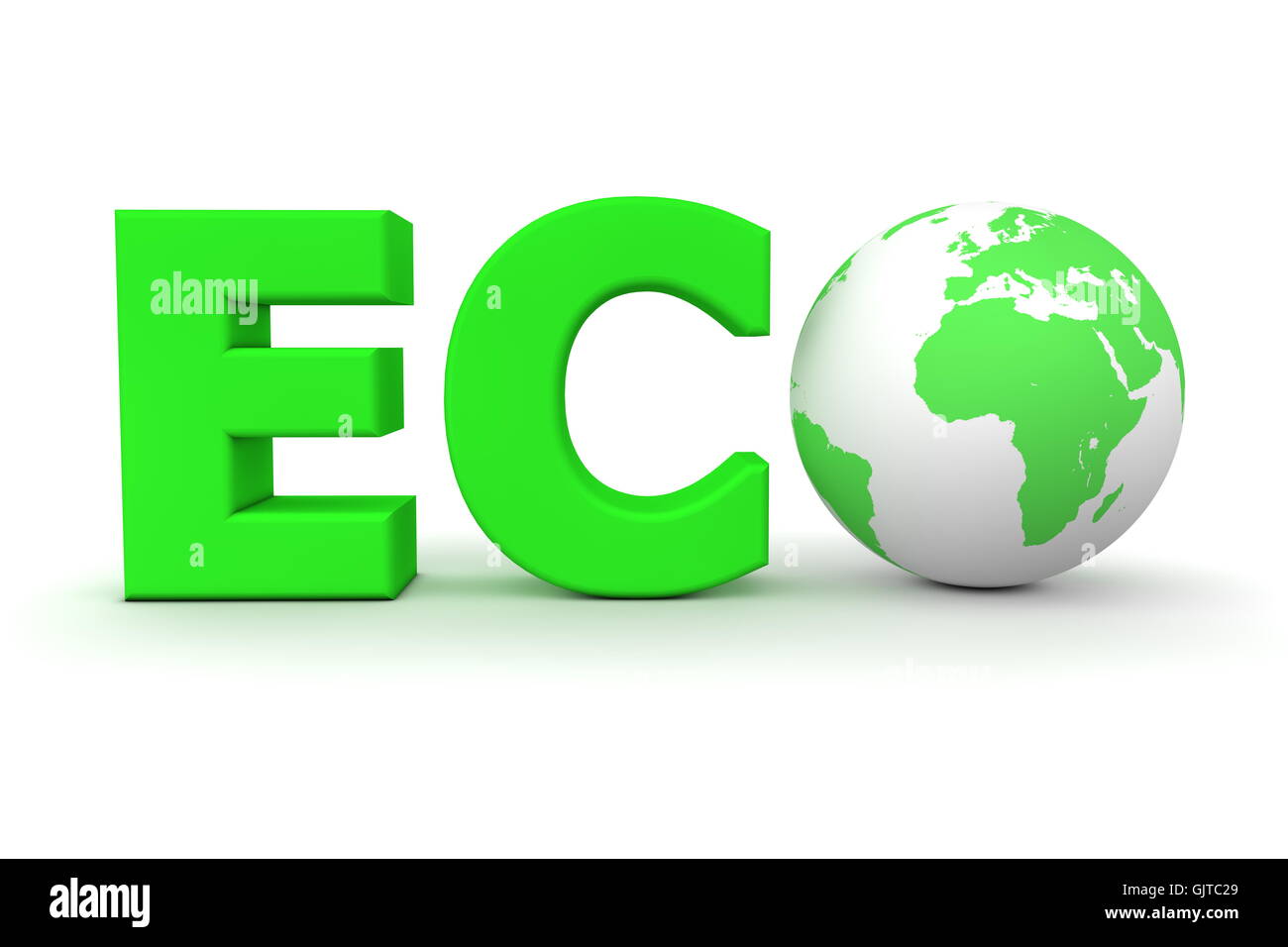eco word text Stock Photo - Alamy