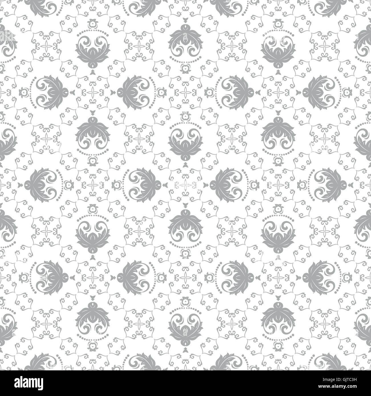 Seamless Damask Vector Background Stock Vector Image & Art - Alamy