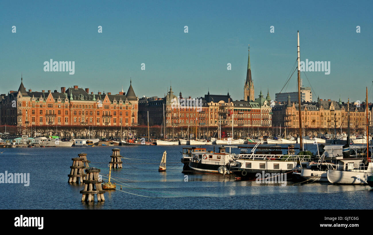 Stockholm boat dock hi-res stock photography and images - Alamy