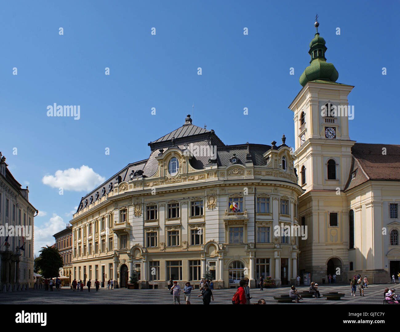 Sibiu city hall hi-res stock photography and images - Alamy