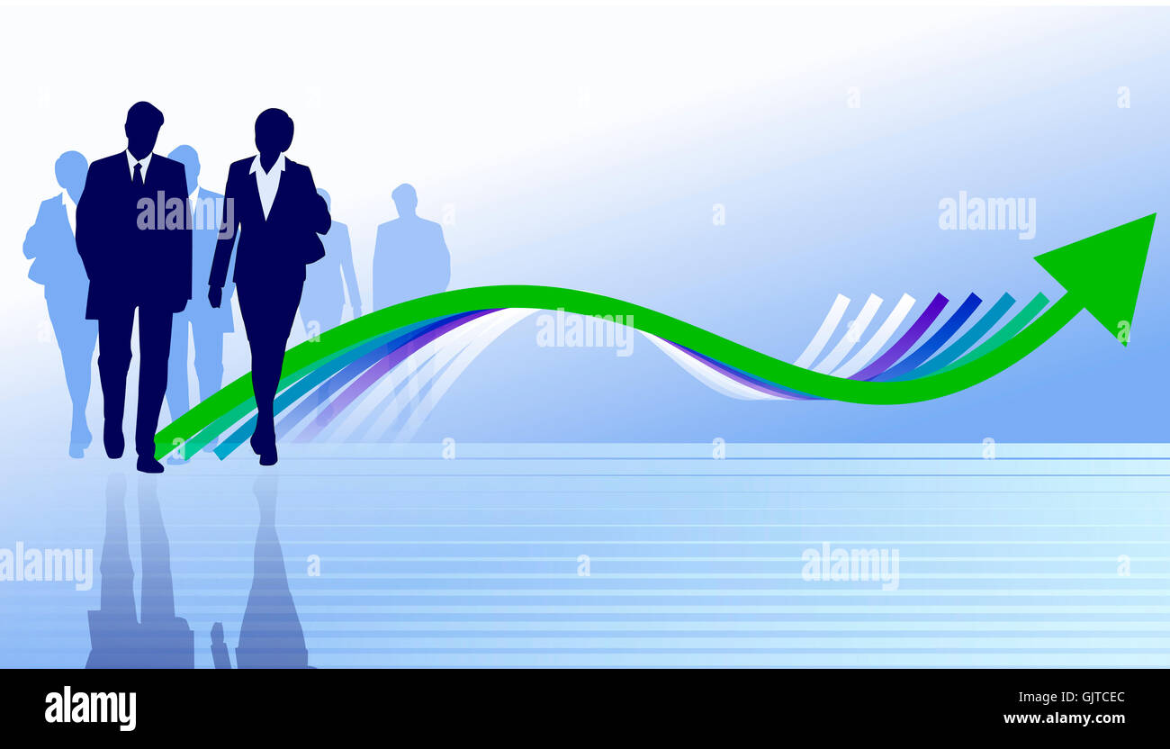 Teamwork curve green hi-res stock photography and images - Alamy