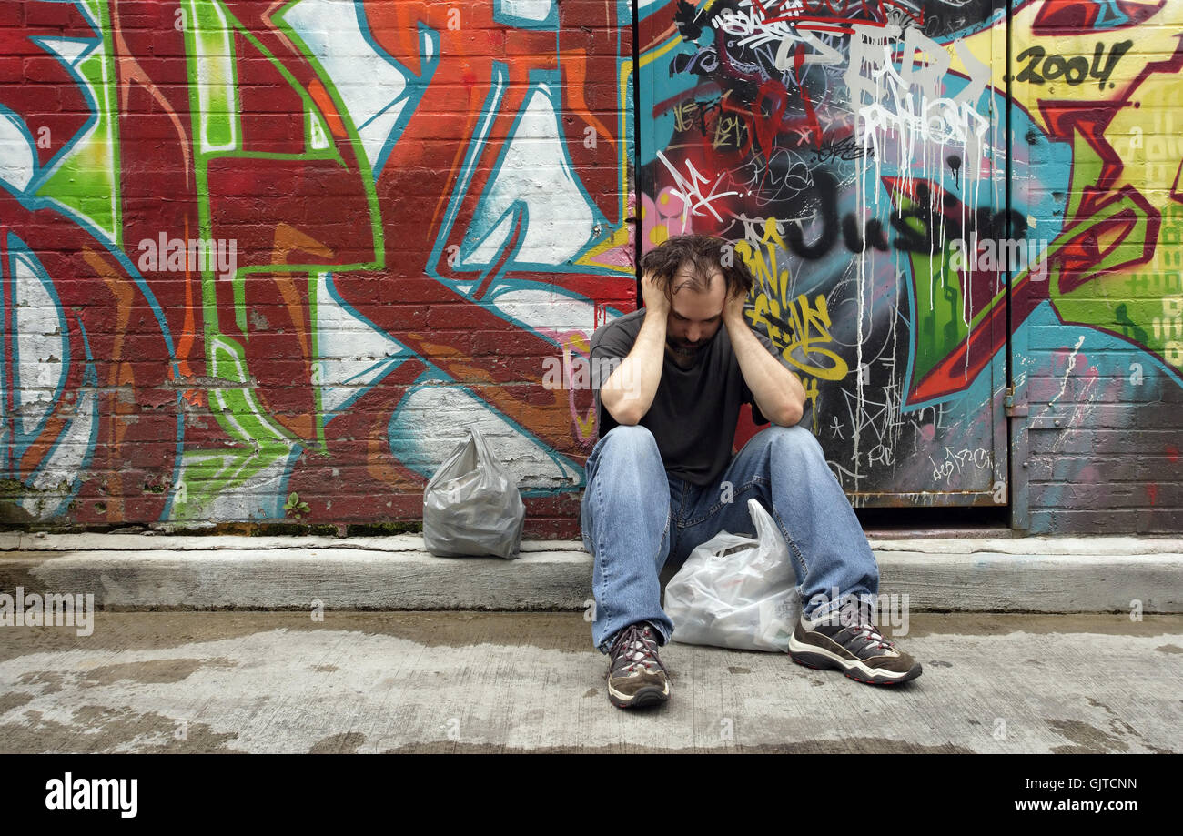 male masculine sad Stock Photo - Alamy