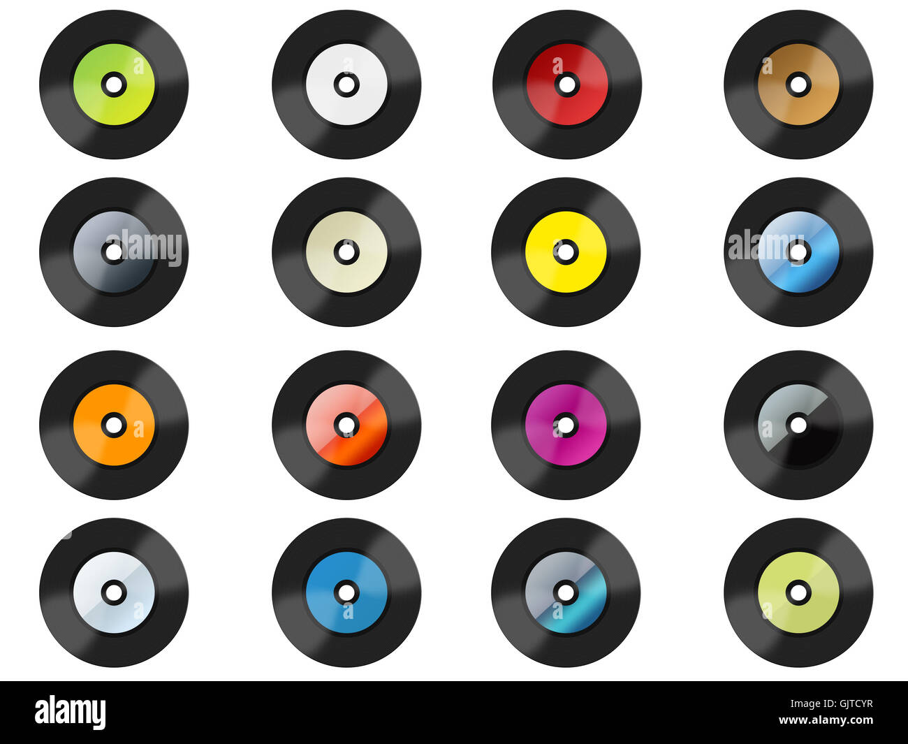 vinyl retro objects Stock Photo - Alamy