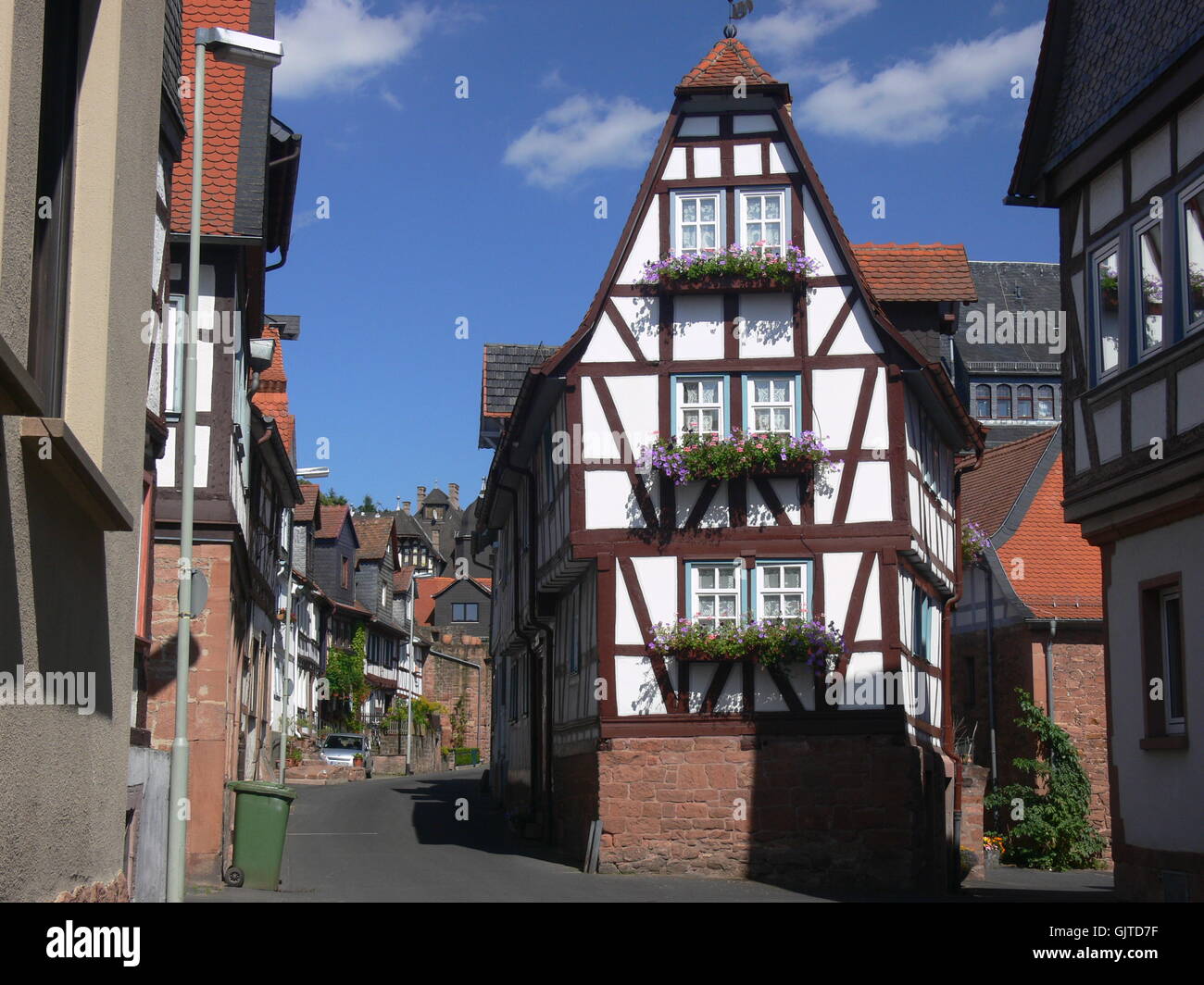 house building old town Stock Photo - Alamy
