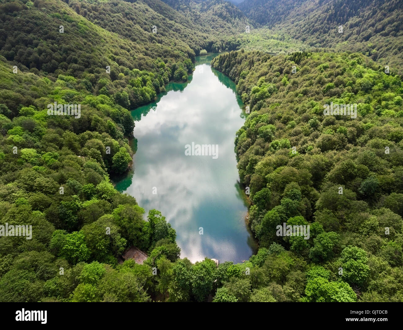 Biograd lake is a glacial lake in the intermountain valley of Bjelasica ...
