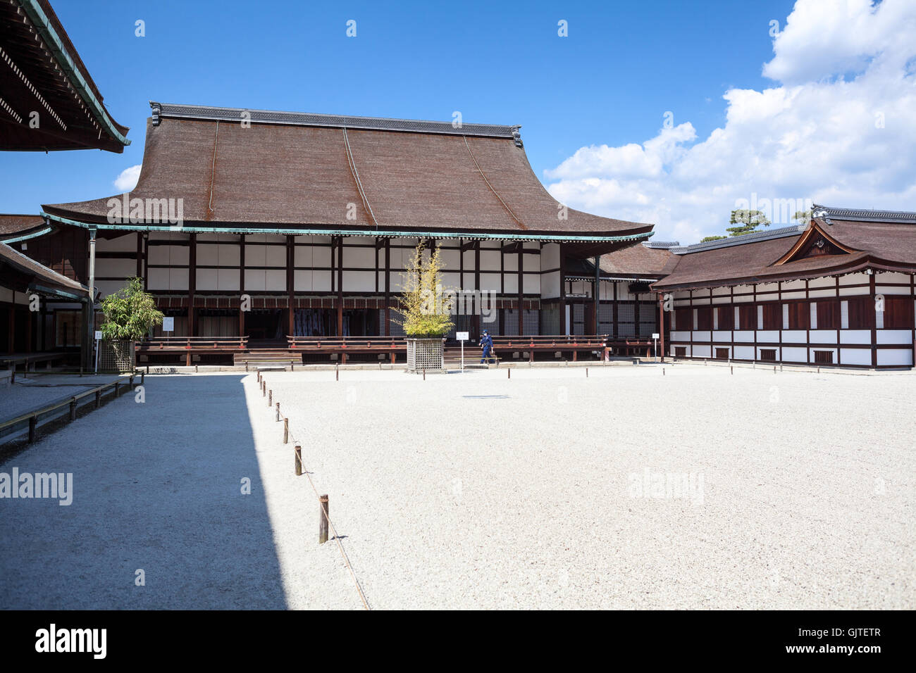 KYOTO, JAPAN - CIRCA APR, 2013: The main hall for ceremonies ShiShinden ...