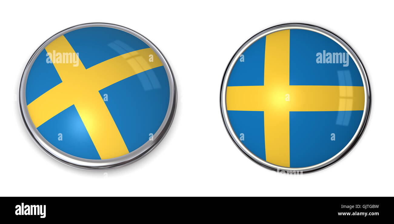 Swedes flag Cut Out Stock Images & Pictures - Alamy