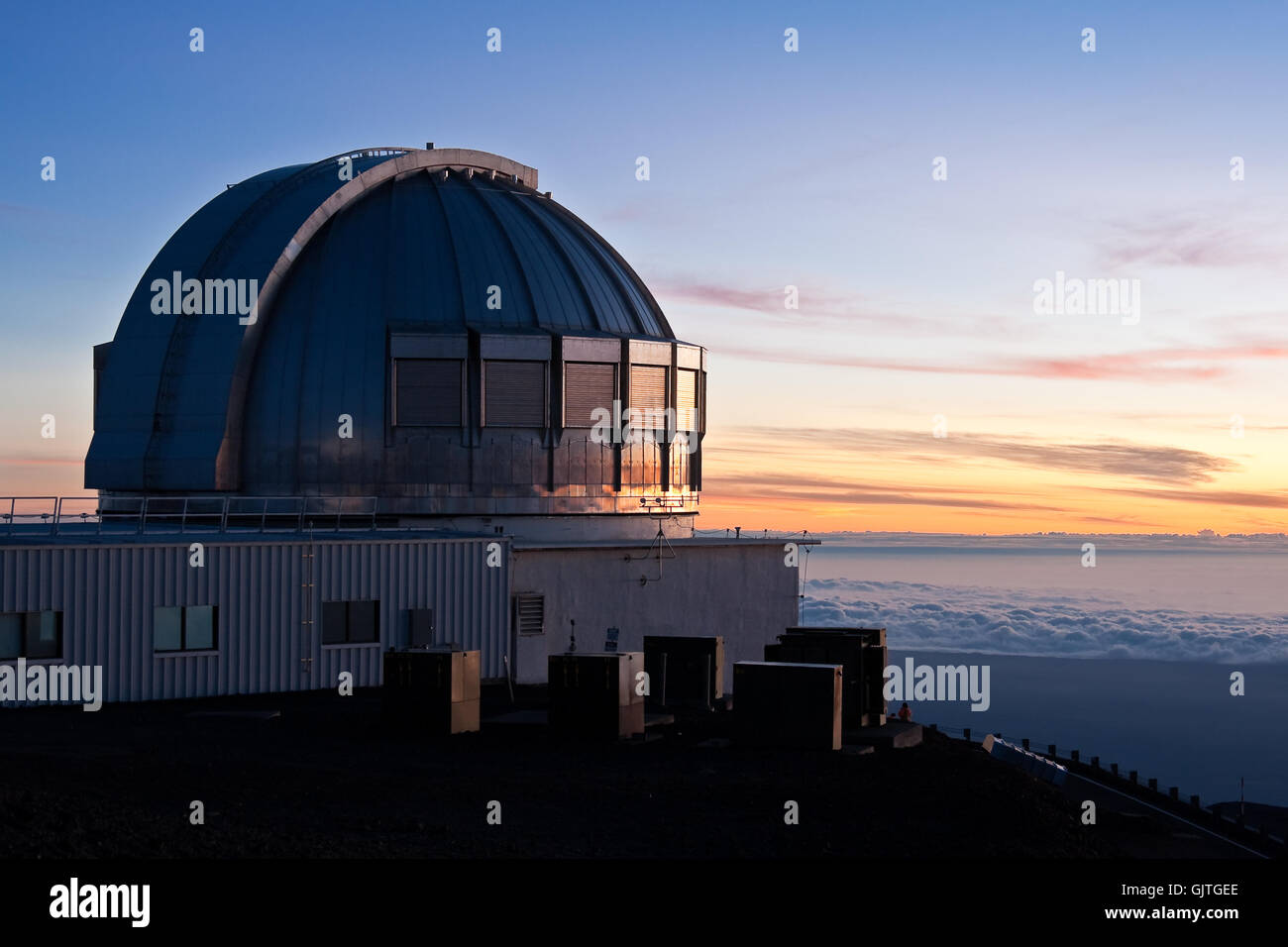 twilight observatory mountain Stock Photo - Alamy