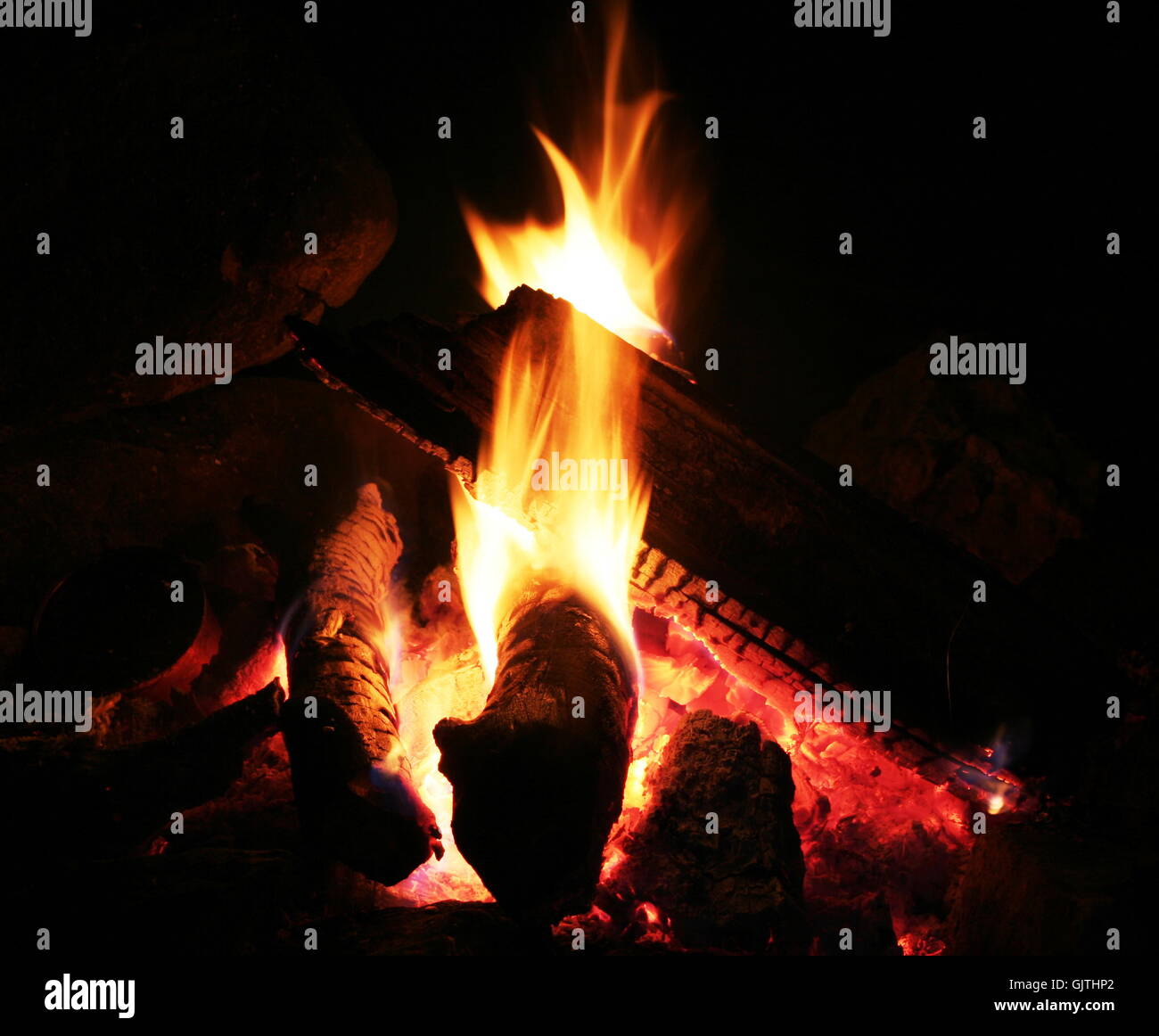 hot fire conflagration Stock Photo - Alamy