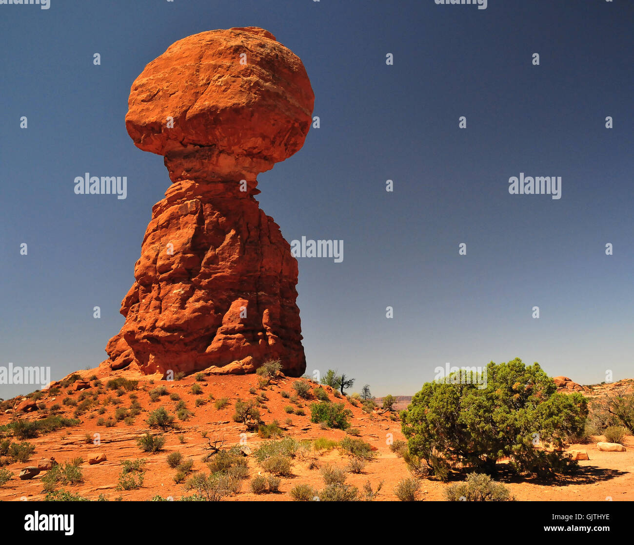 Balanced rock and clouds hi-res stock photography and images - Alamy