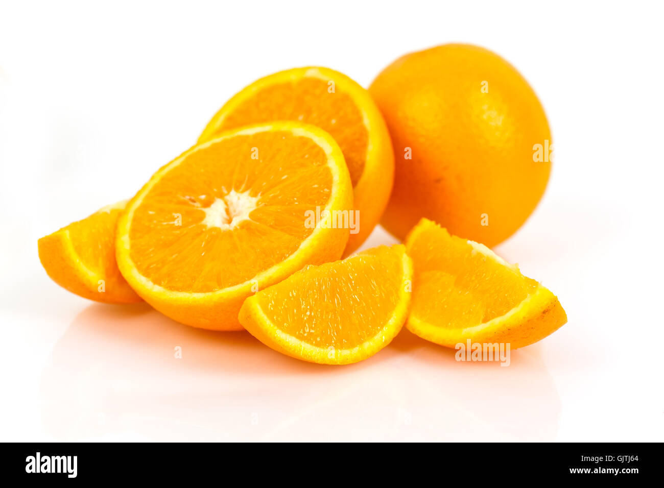 orange-isolated on white Stock Photo - Alamy