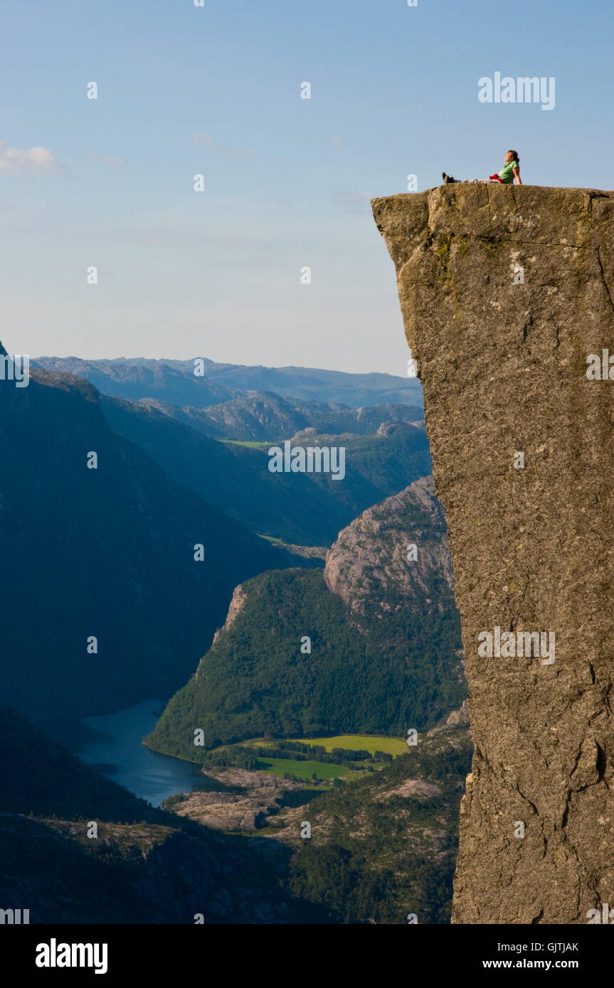 preikestolen (pulpit priest) norway Stock Photo - Alamy