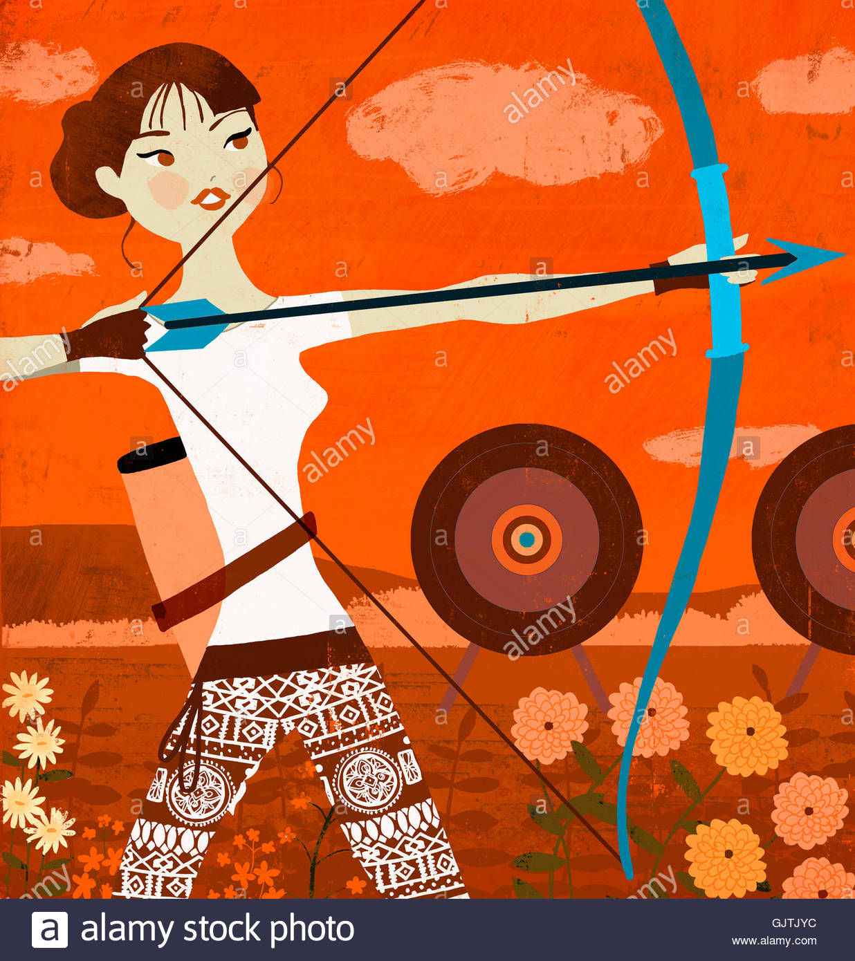 Archer Woman Stock Photos & Archer Woman Stock Images - Alamy