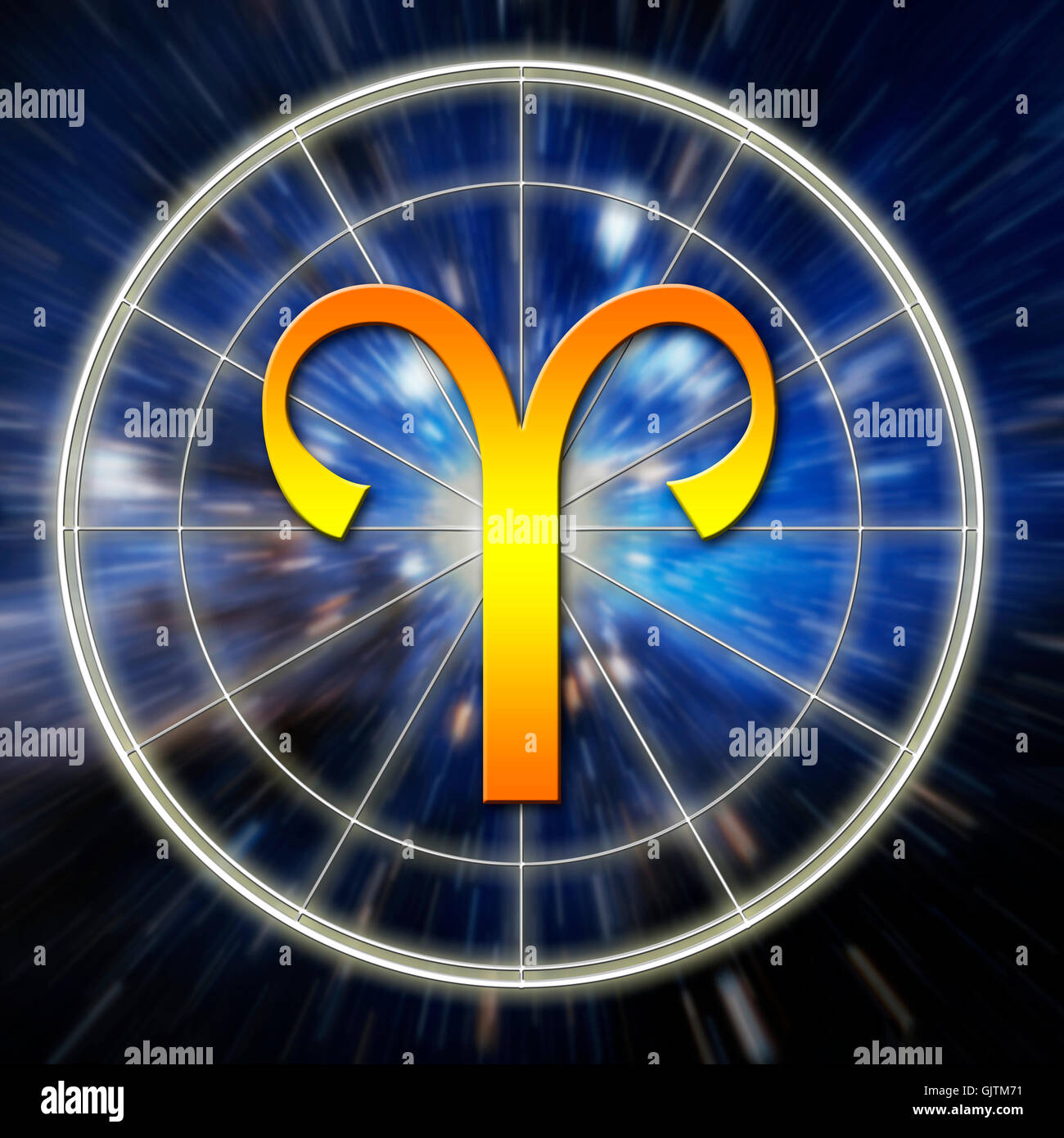 zodiac sign of Aries Stock Photo - Alamy
