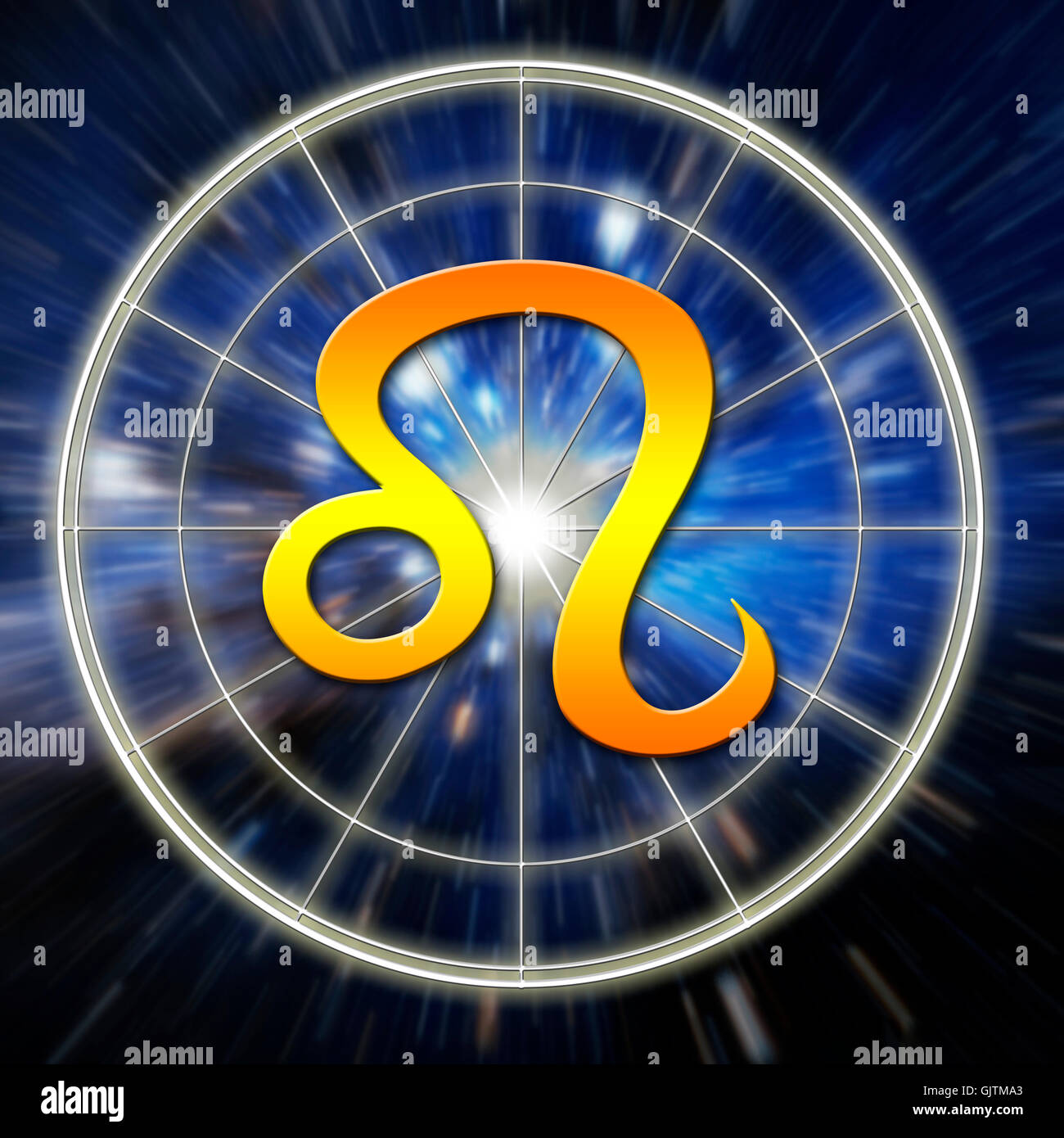 zodiac sign of Leo Stock Photo - Alamy
