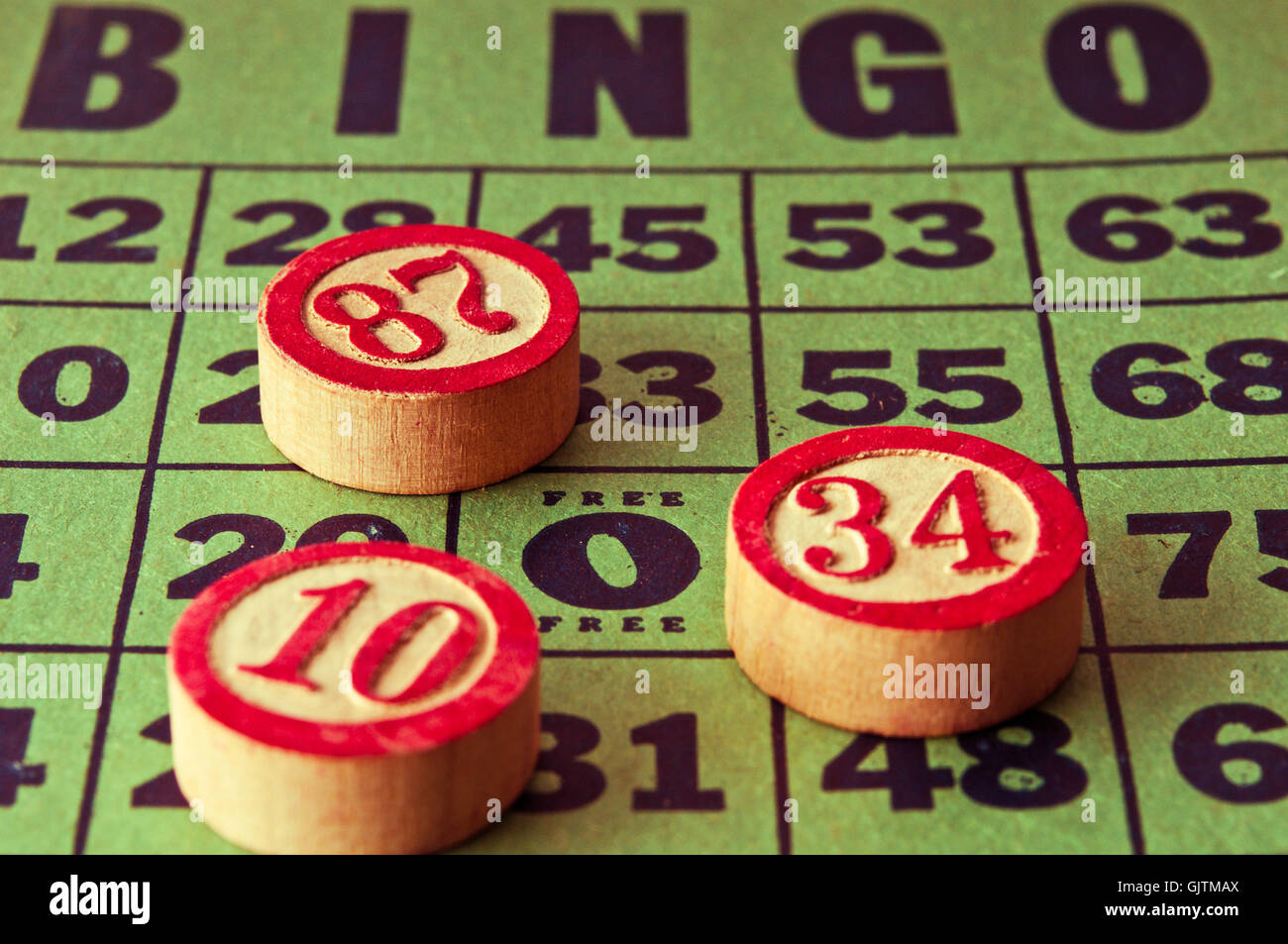 Bingo markers hi-res stock photography and images - Alamy