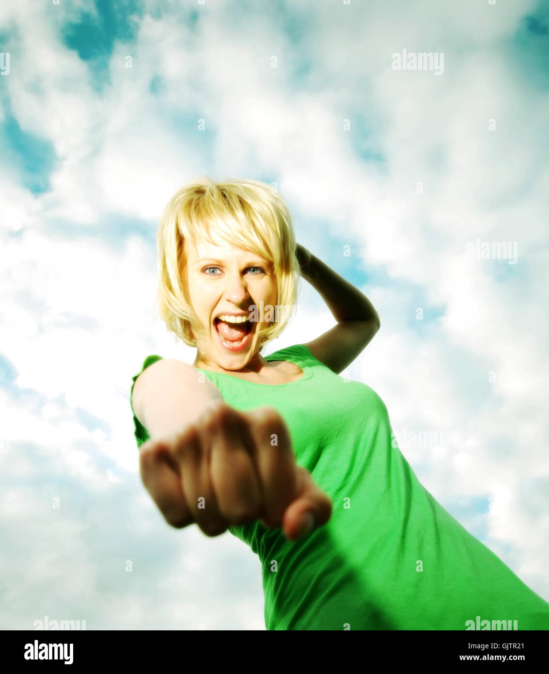 Kick the blow hi-res stock photography and images - Alamy