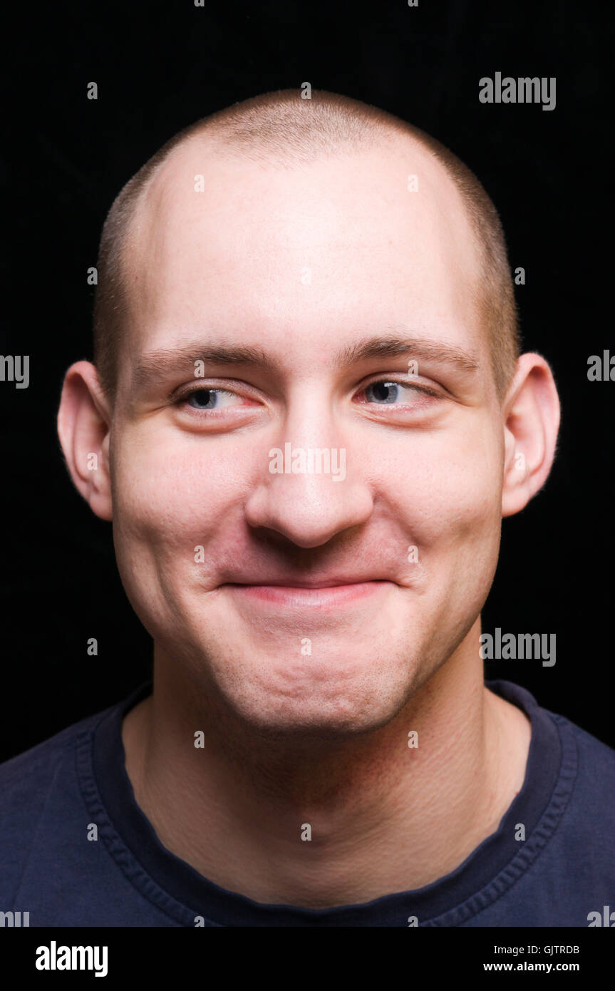 young man look away Stock Photo - Alamy