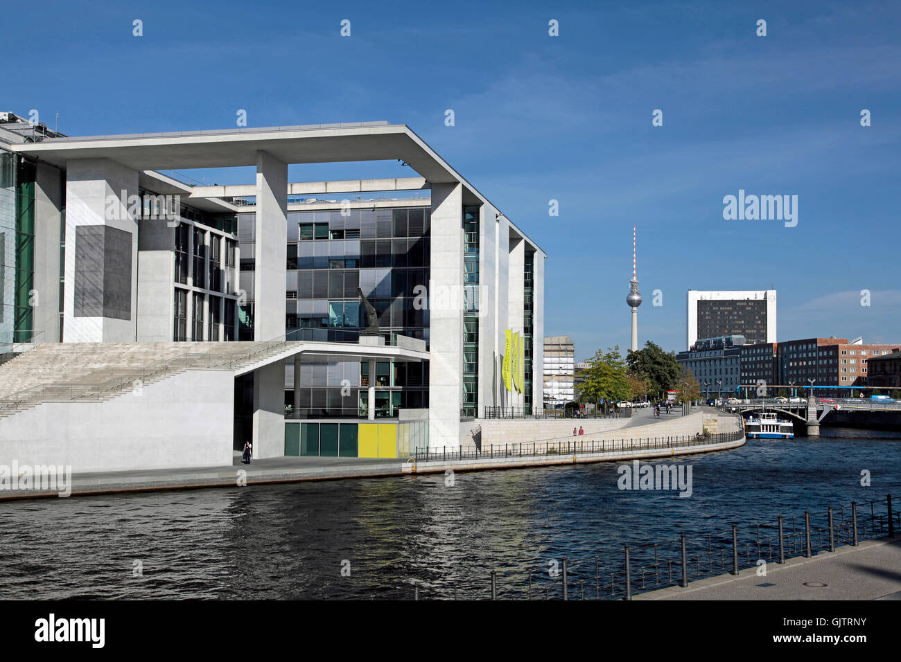 Chancellery new building berlin architecture hi-res stock photography ...