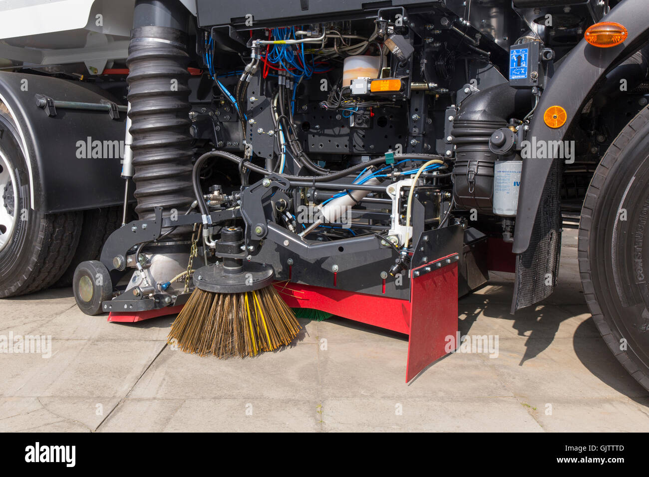 Road Sweeper UK Stock Photo - Alamy