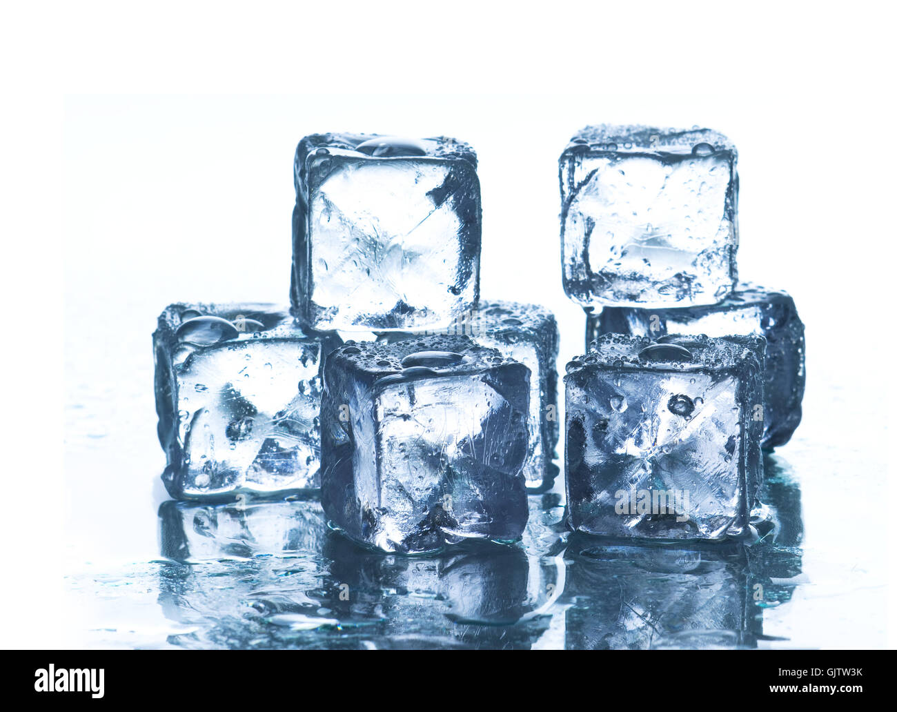 melting ice cubes Stock Photo - Alamy