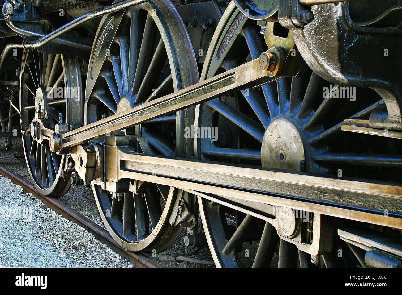 railway locomotive train Stock Photo - Alamy