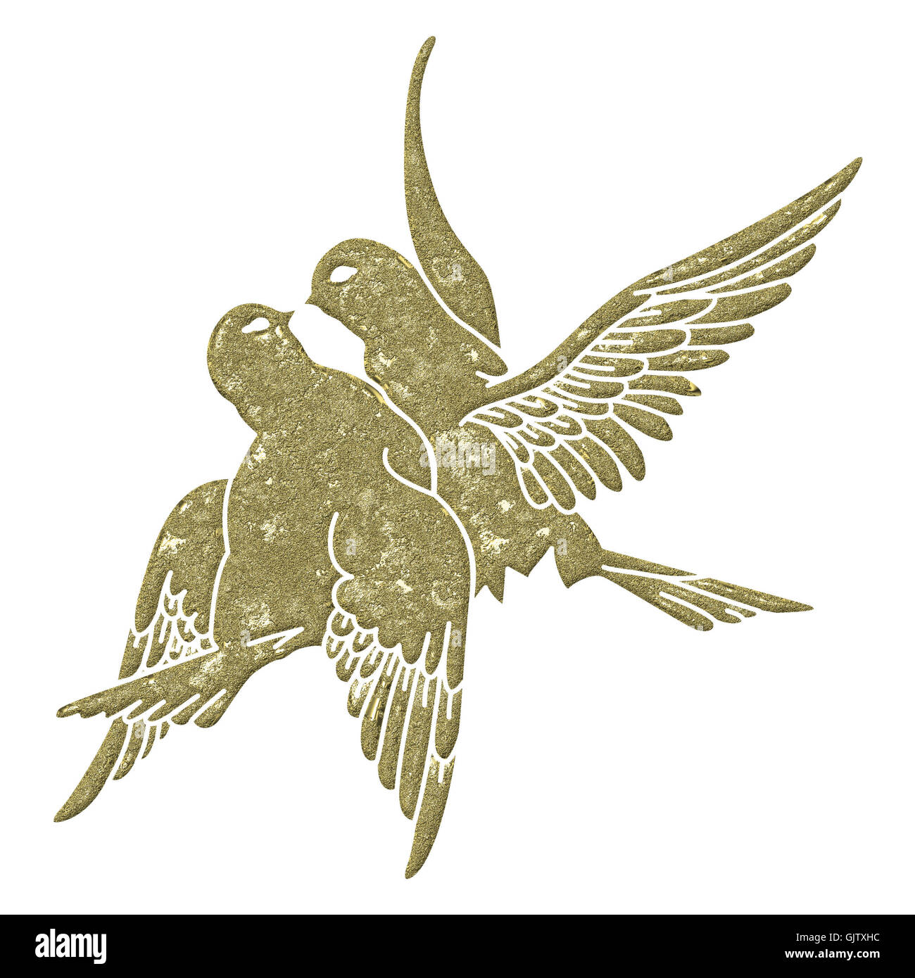 Golden pigeon Cut Out Stock Images & Pictures - Alamy