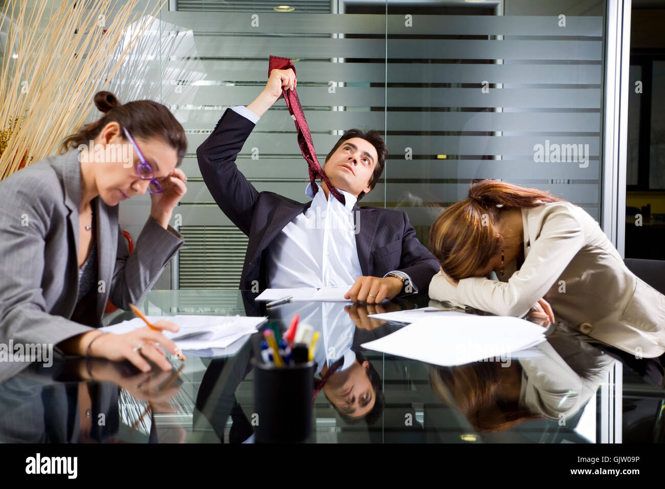 office room sad Stock Photo - Alamy