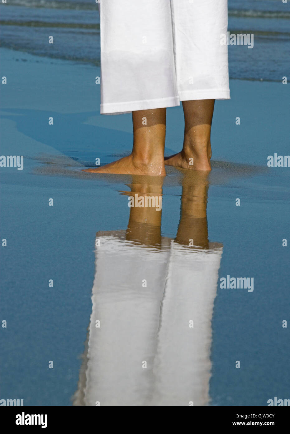 Woman legs blue humans hi-res stock photography and images - Alamy