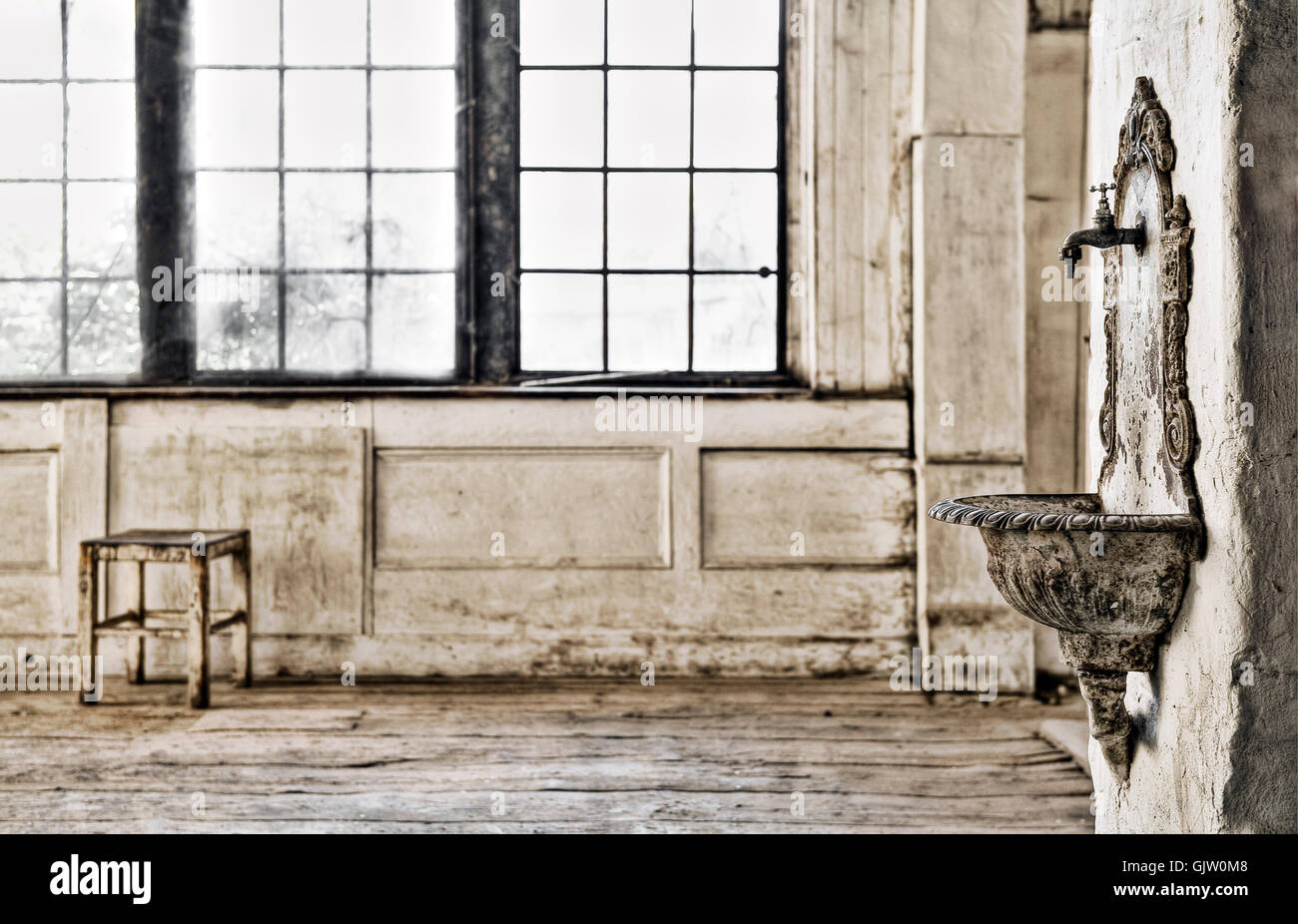 work factory wash basin Stock Photo - Alamy