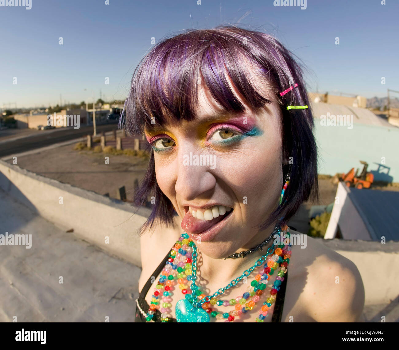 woman blue humans Stock Photo - Alamy