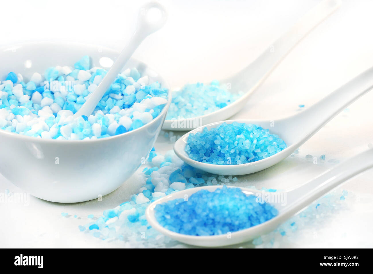 blue salt health Stock Photo - Alamy