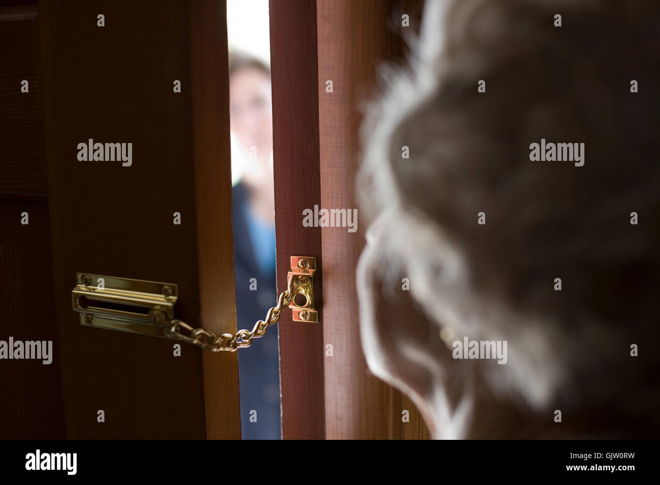 Locked Door Woman High Resolution Stock Photography and Images - Alamy