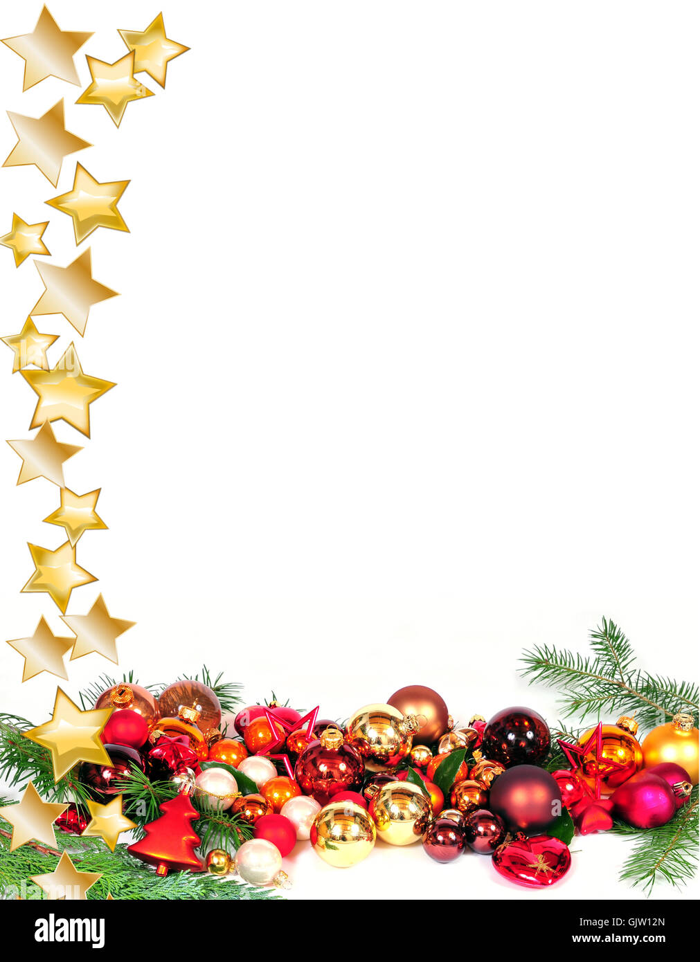 christmas stationery background Stock Photo - Alamy