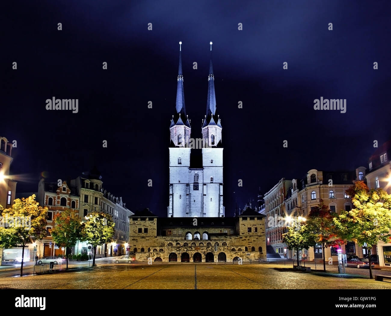 Halle city hall hi-res stock photography and images - Alamy