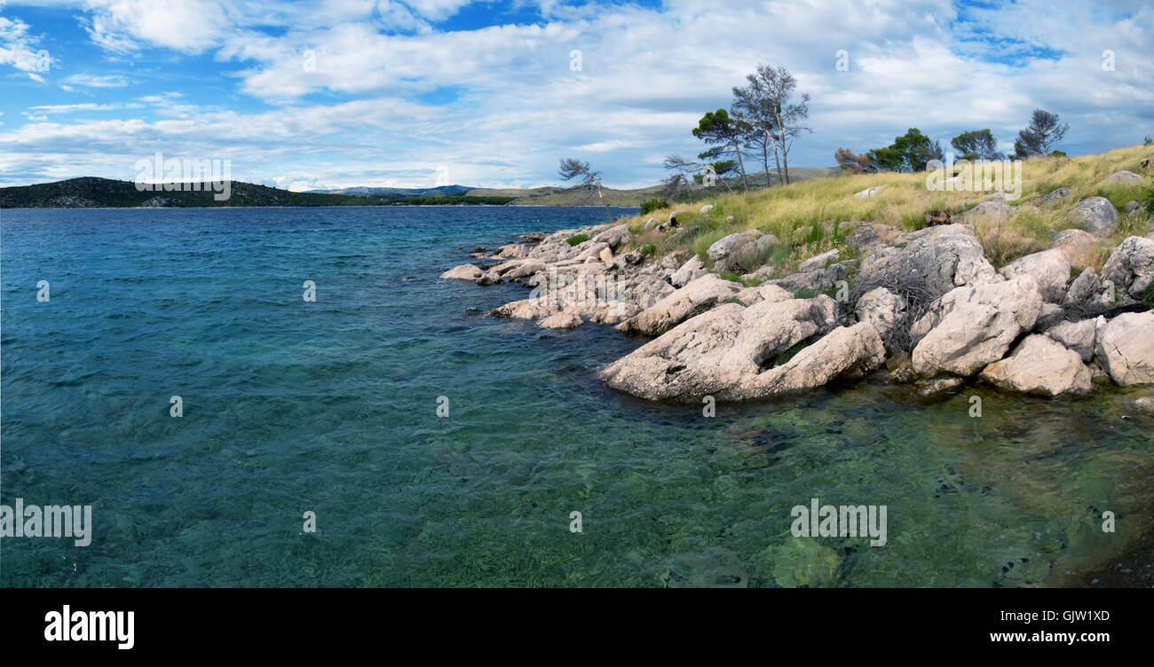 Blue adriatic water hi-res stock photography and images - Alamy