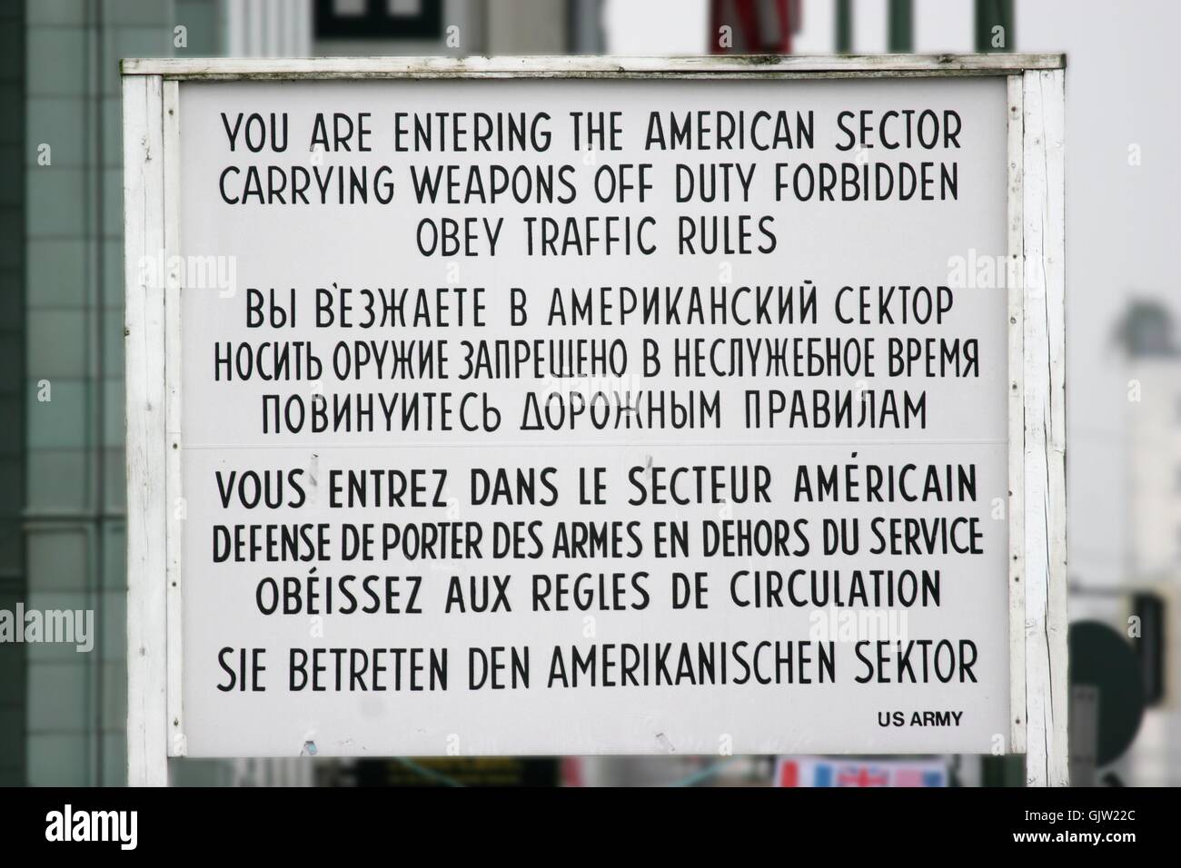 wall berlin sign Stock Photo - Alamy