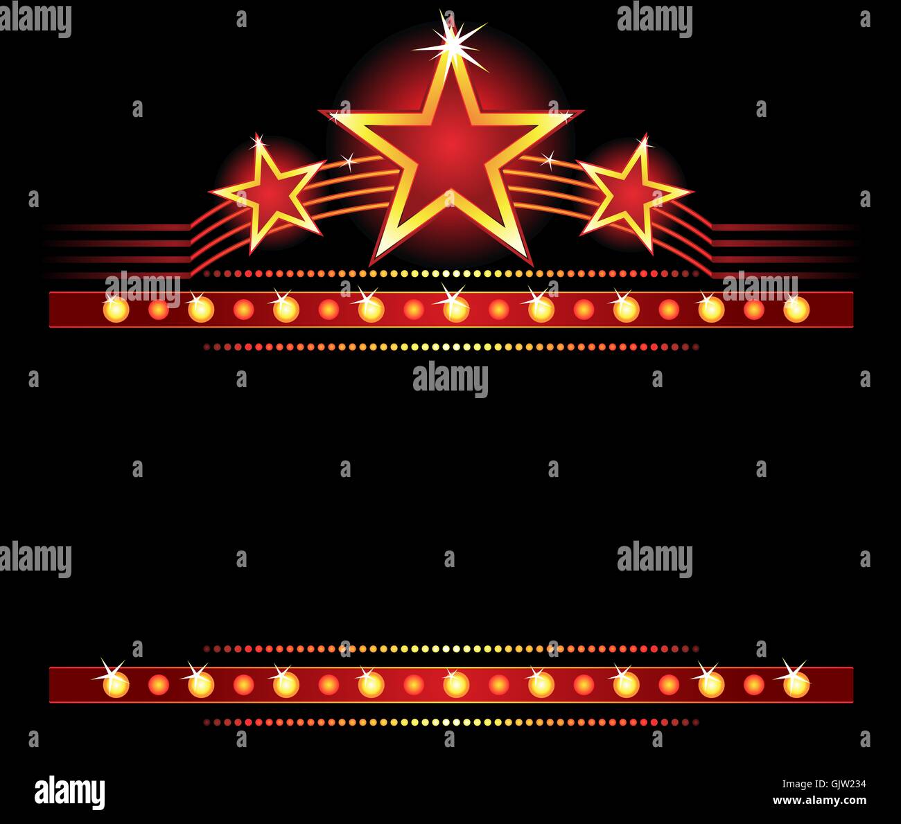 vintage neon circus Stock Photo - Alamy