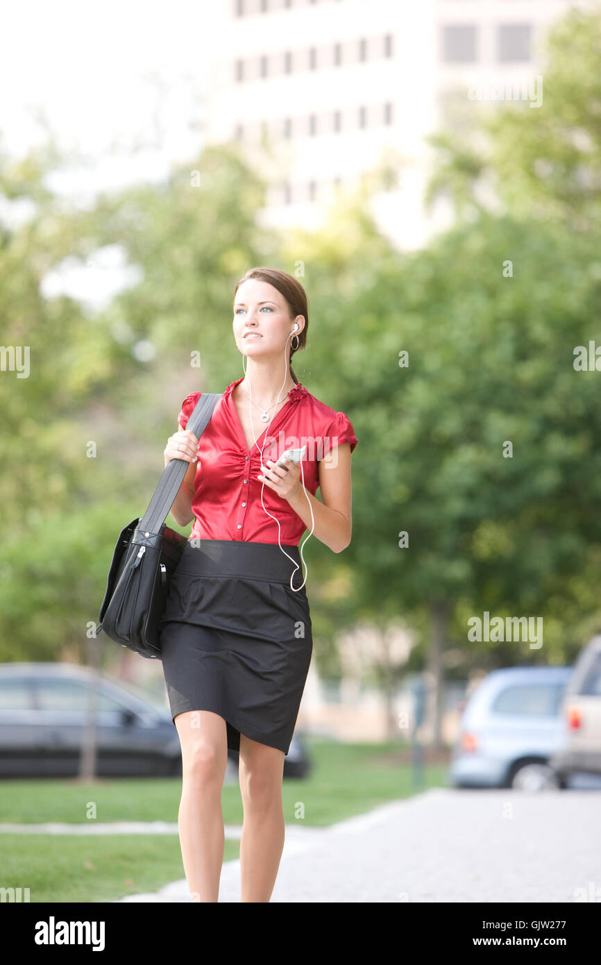Woman skirt walk go hi-res stock photography and images - Alamy
