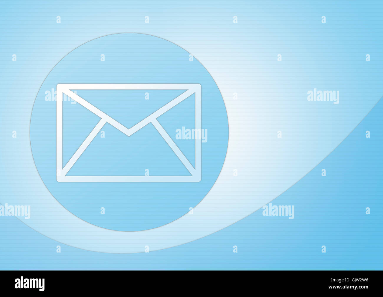 mail envelope pictogram Stock Photo - Alamy