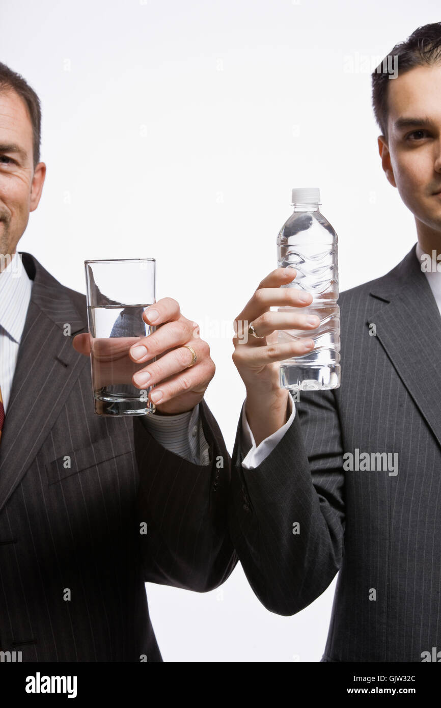 Bottled water glass not people hi-res stock photography and images - Alamy