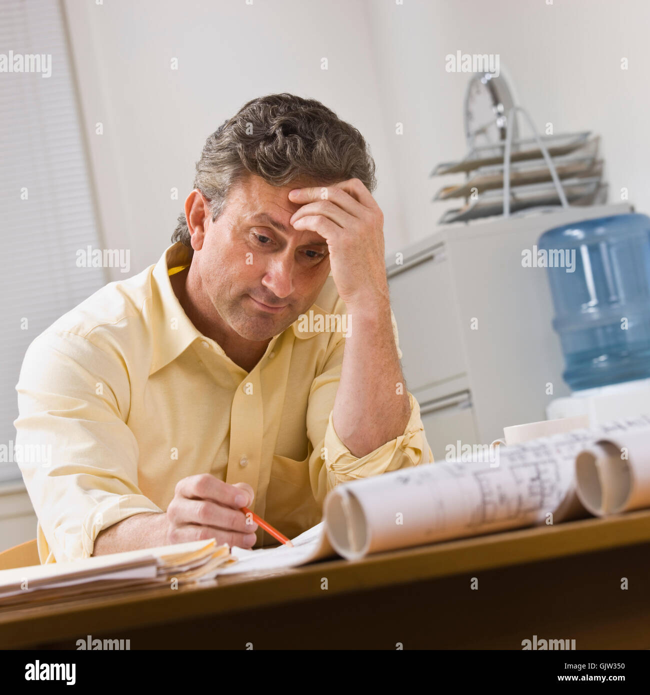 office desk inside Stock Photo - Alamy